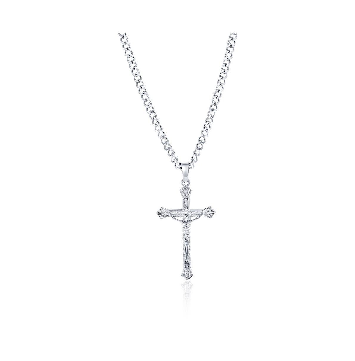 Click here for Stainless Steel  Cross Neckalce - Silver prices