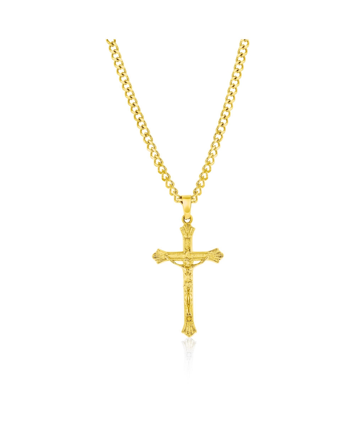 Click here for Stainless Steel  Cross Neckalce - Gold prices