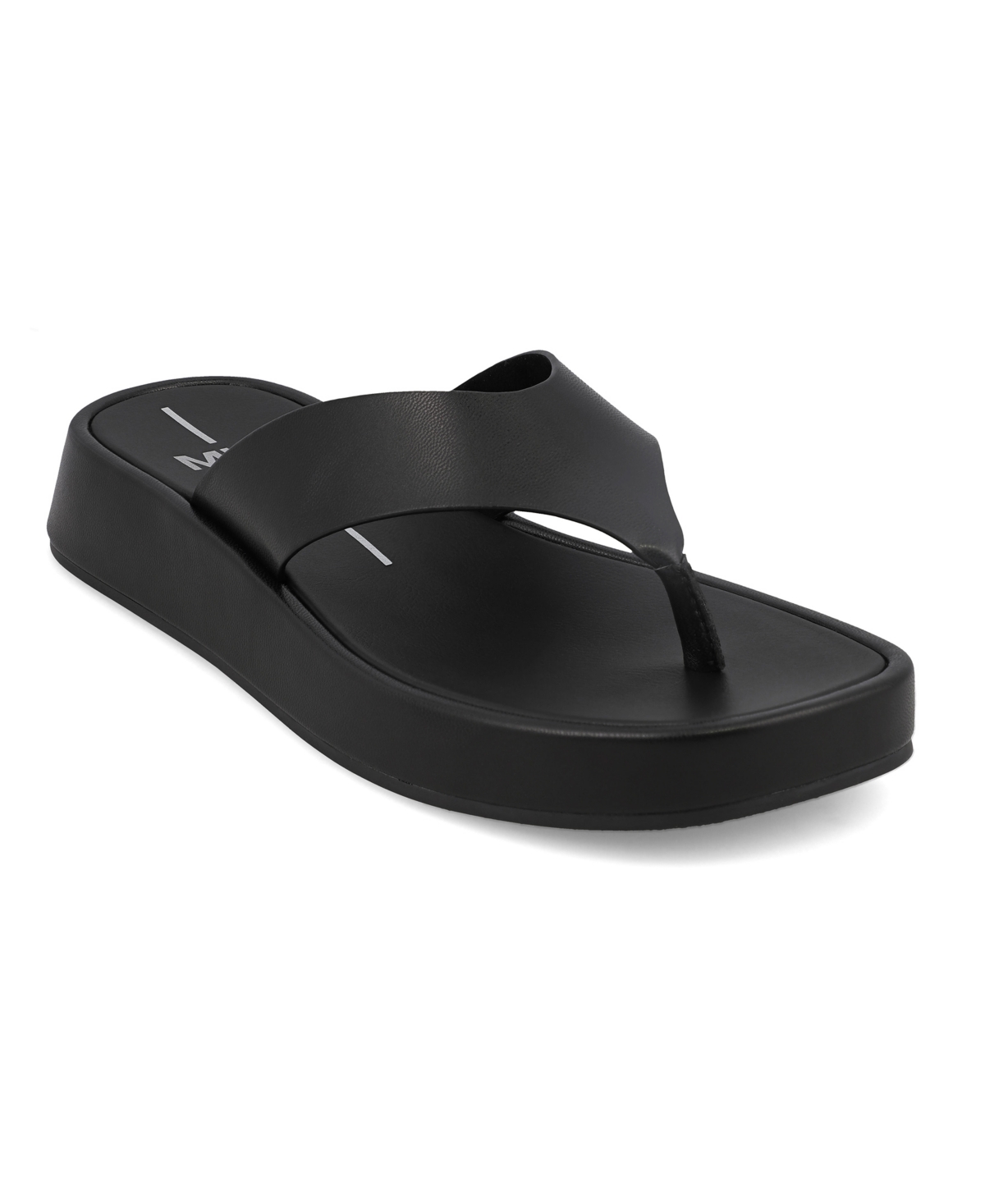 Click here for Mia Womens Pamelia Thong Round Toe Sandals - Black prices