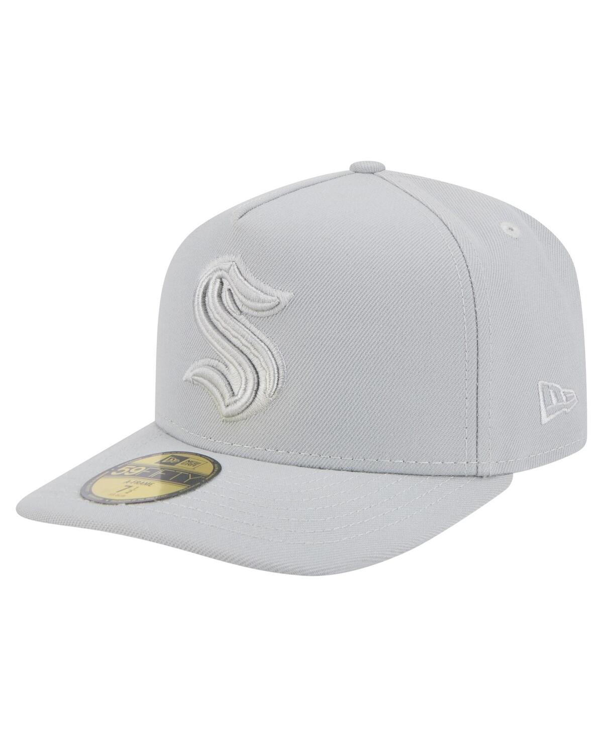 Click here for New Era Mens Gray Seattle Kraken Color Pack A-Fram... prices