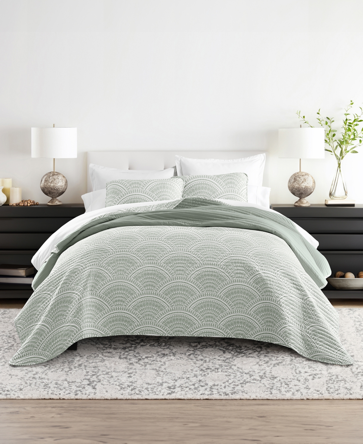 Click here for ienjoy Home Scallop Reversible 2-Pc. Lightweight Q... prices