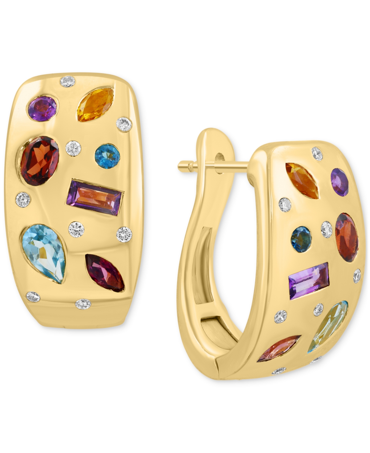 Click here for Effy Multi-Gemstone (1-3/4 ct. t.w.) & Diamond (1/... prices