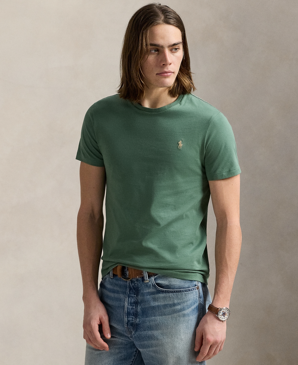 Click here for Polo Ralph Lauren Mens Classic Fit Crew Neck T-Shi... prices