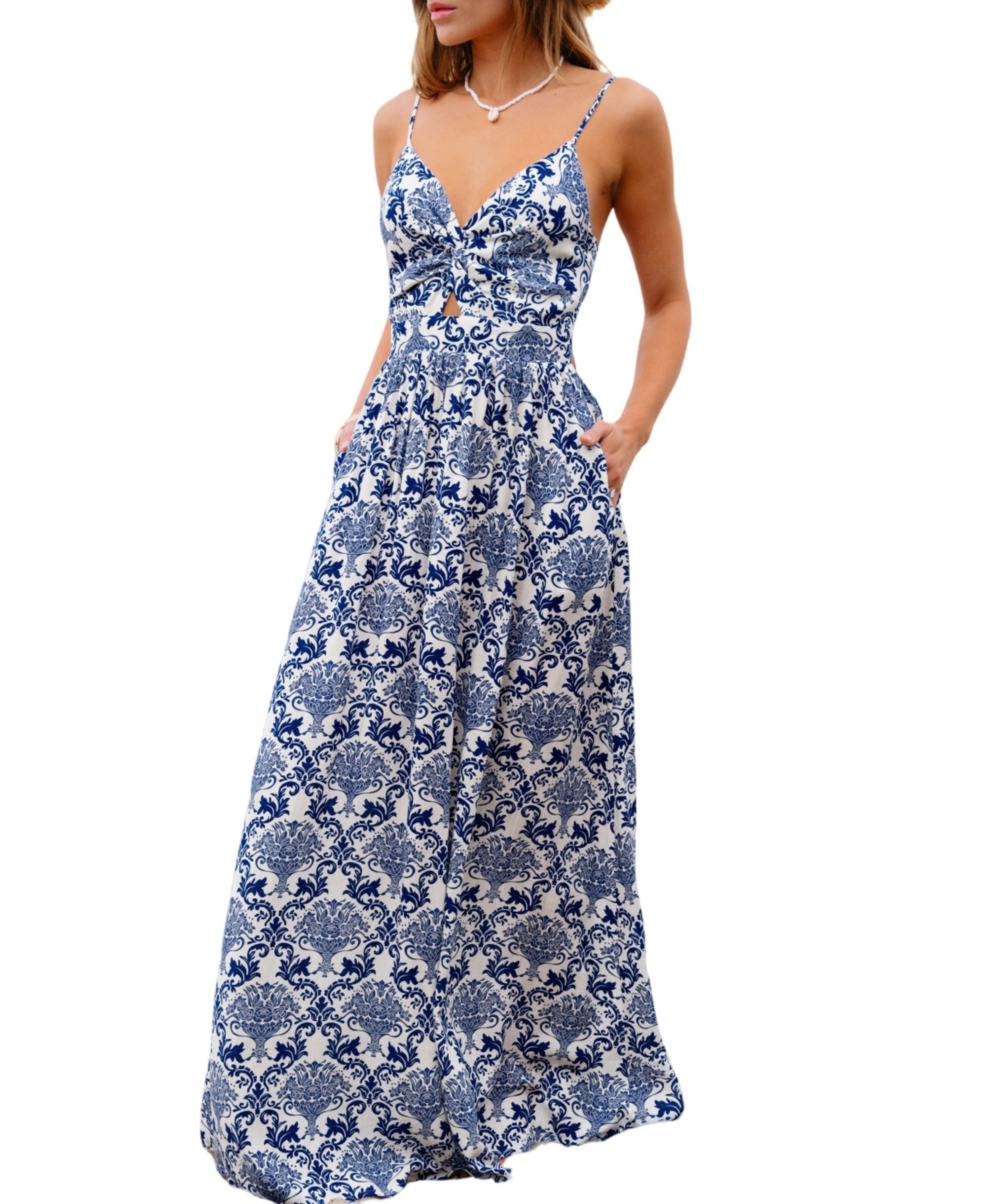 Click here for Cupshe Womens Summer Serenade Ornate Maxi Beach Dr... prices