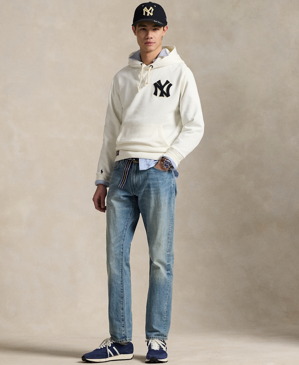 Click here for Polo Ralph Lauren Unisex Yankees Fleece Hoodie - D... prices