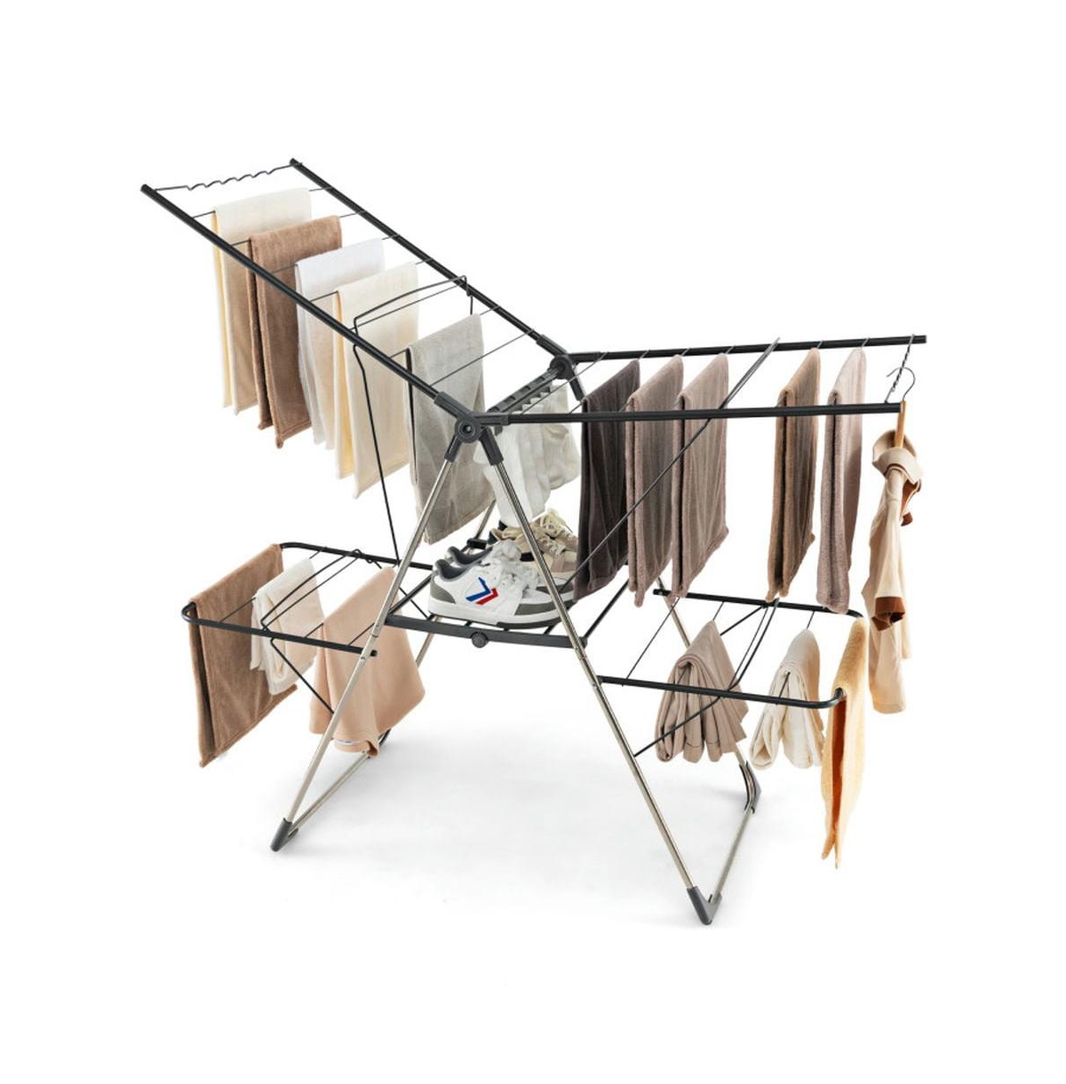 Click here for 2-Tier Clothes Drying Rack with 33 Drying Rails an... prices