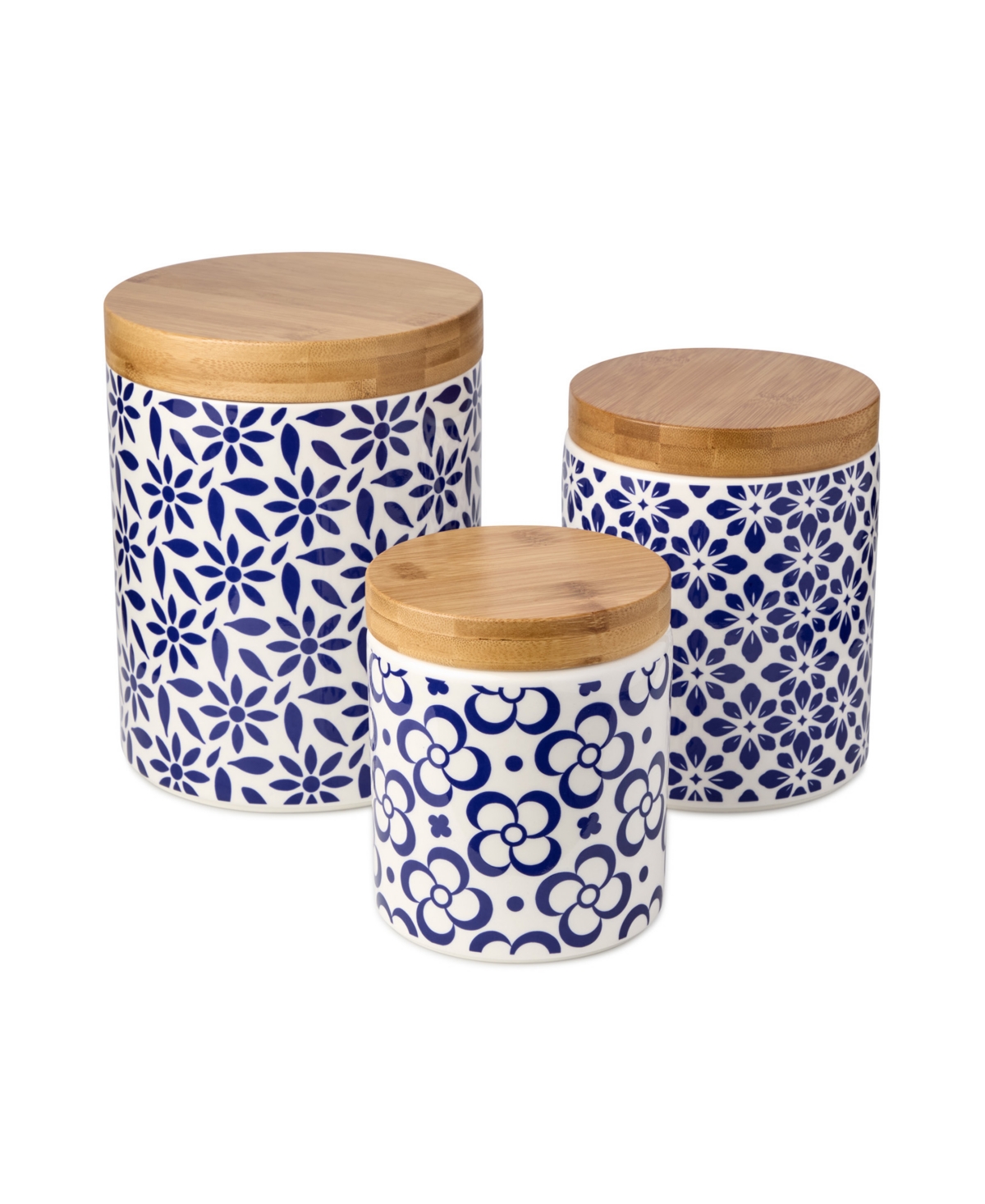 Certified International Madison 3-pc. Canister  One Size  Blue