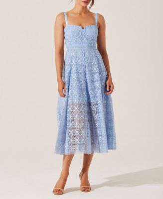 ASTR the Label Women's Tenna Lace Bustier Dress - Macy's