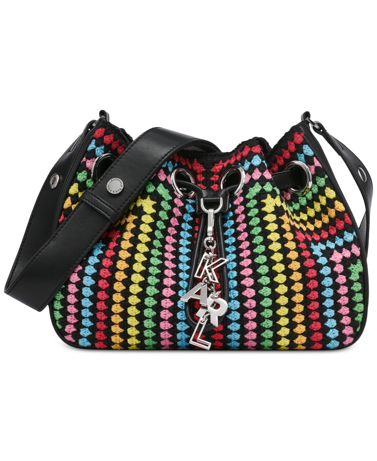 Click here for Karl Lagerfeld Paris Desiree Crossbody - Black Mul... prices