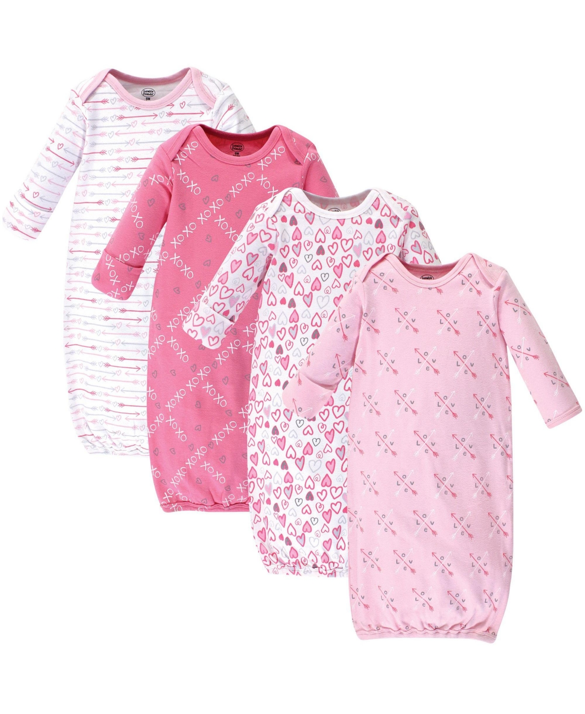 Click here for Luvable Friends Baby Girls Soft Interlock Gown Qua... prices