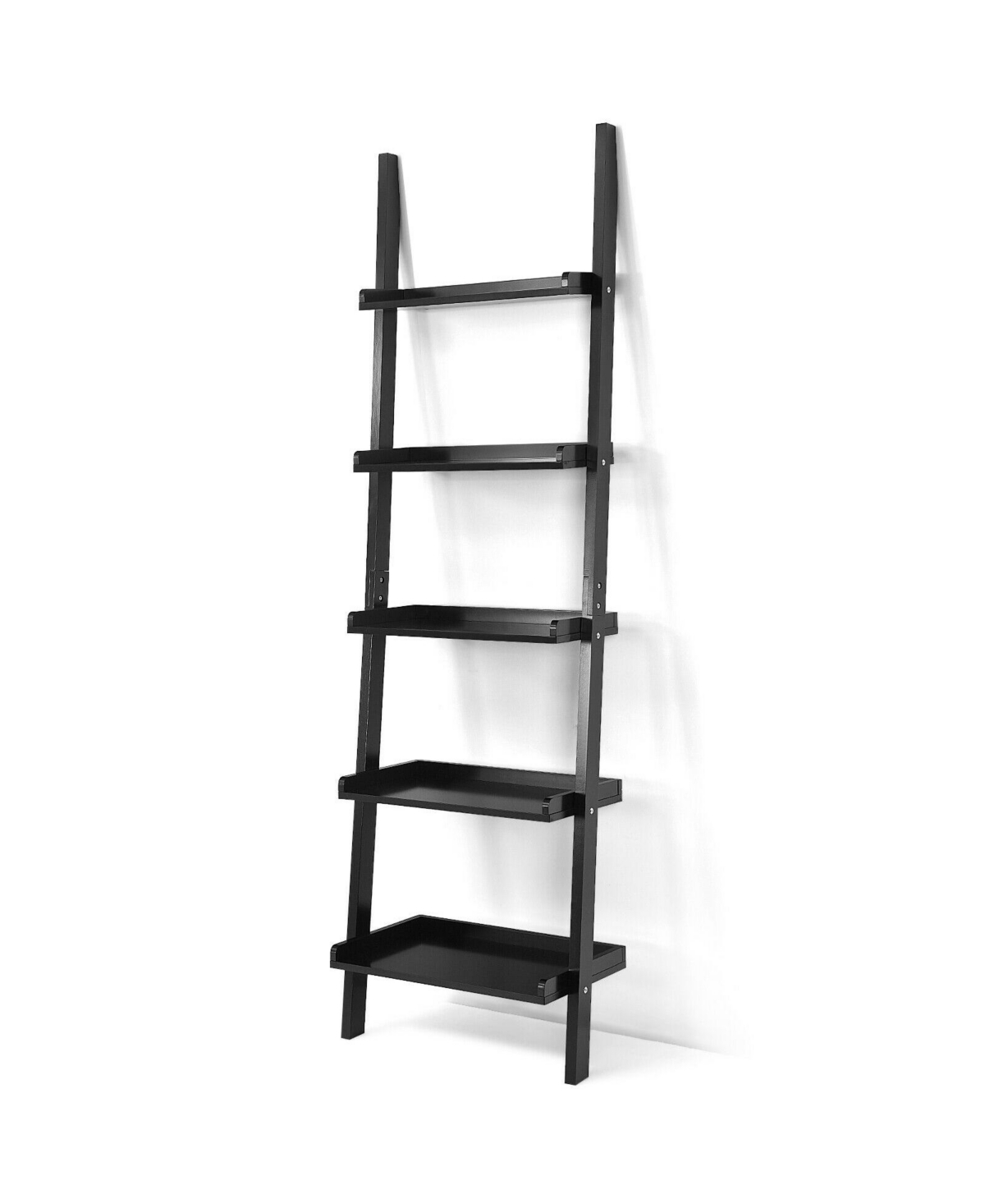 Click here for 5-Tier Wall-leaning Ladder Shelf Display Rack for... prices