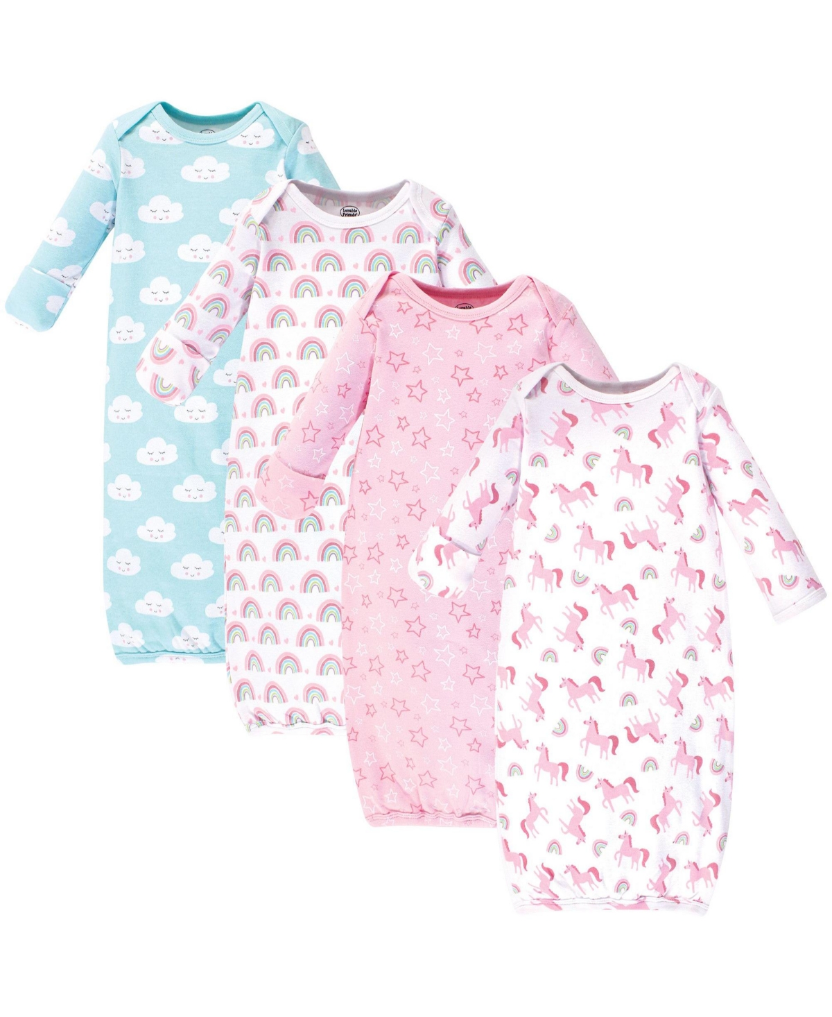Click here for Luvable Friends Baby Girls Soft Interlock Gown Qua... prices