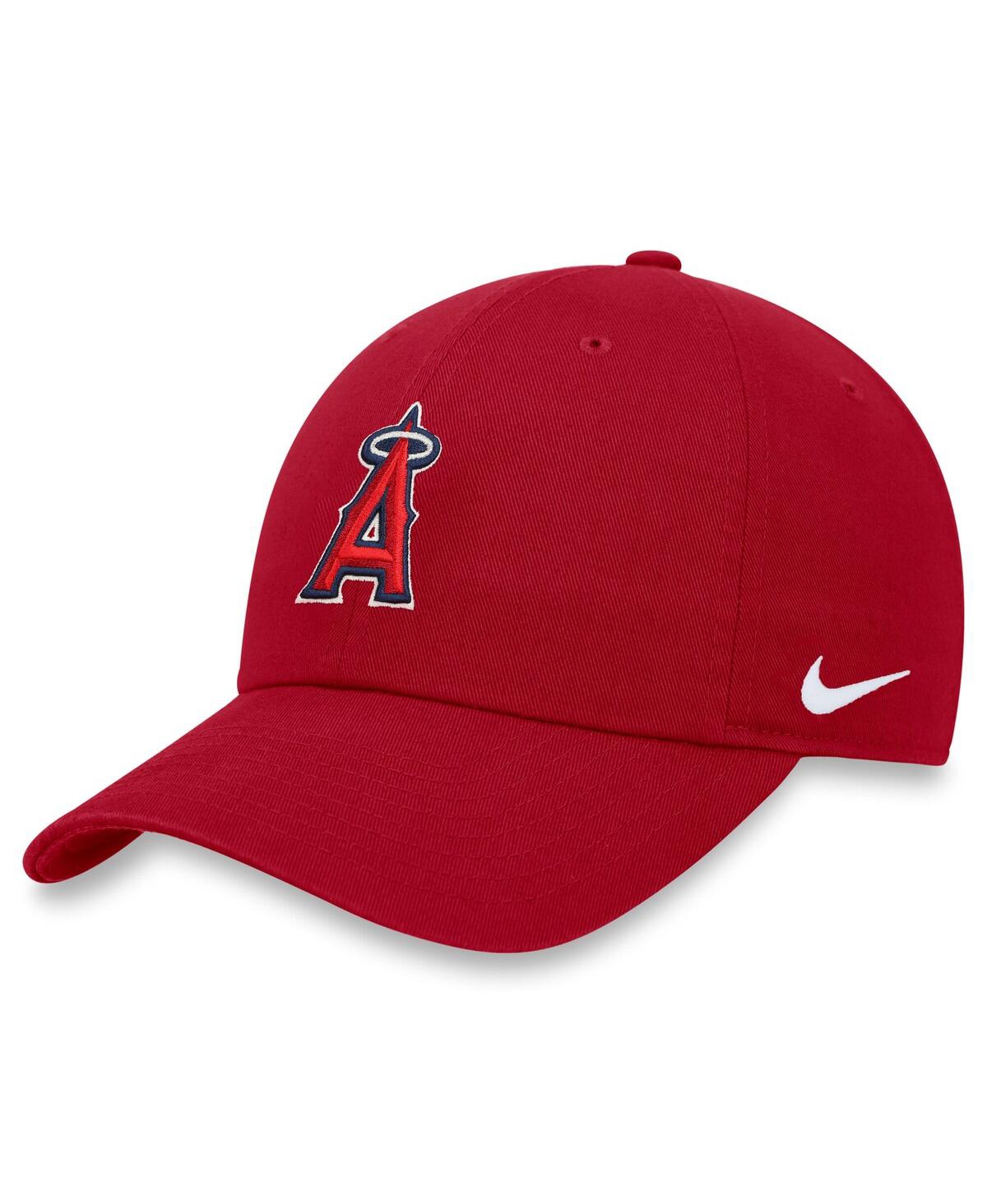 Click here for Nike Mens Red Los Angeles Angels Club Adjustable H... prices
