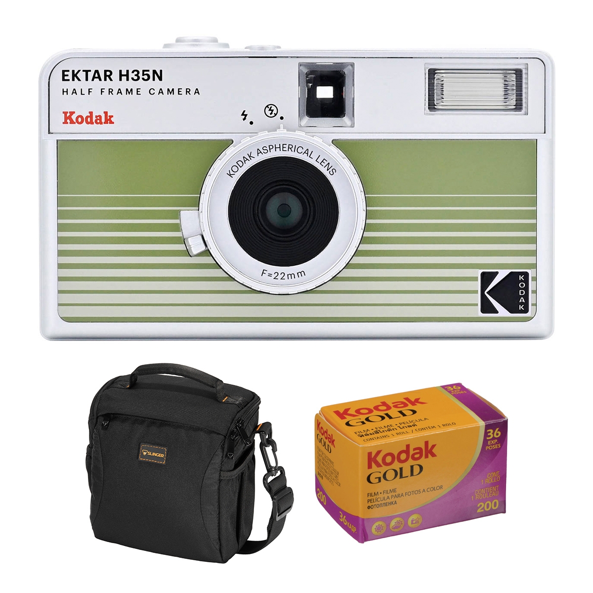 Click here for Kodak Ektar H35N Half Frame Film Camera  Striped G... prices