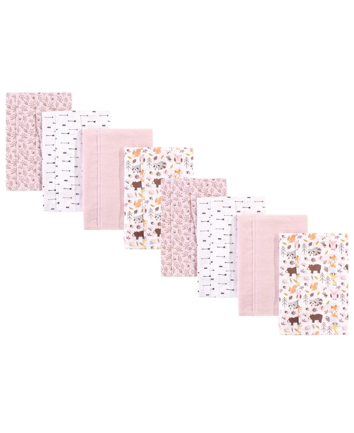 Click here for Hudson Baby Girls Flannel Burp Cloths - Girl pinec... prices