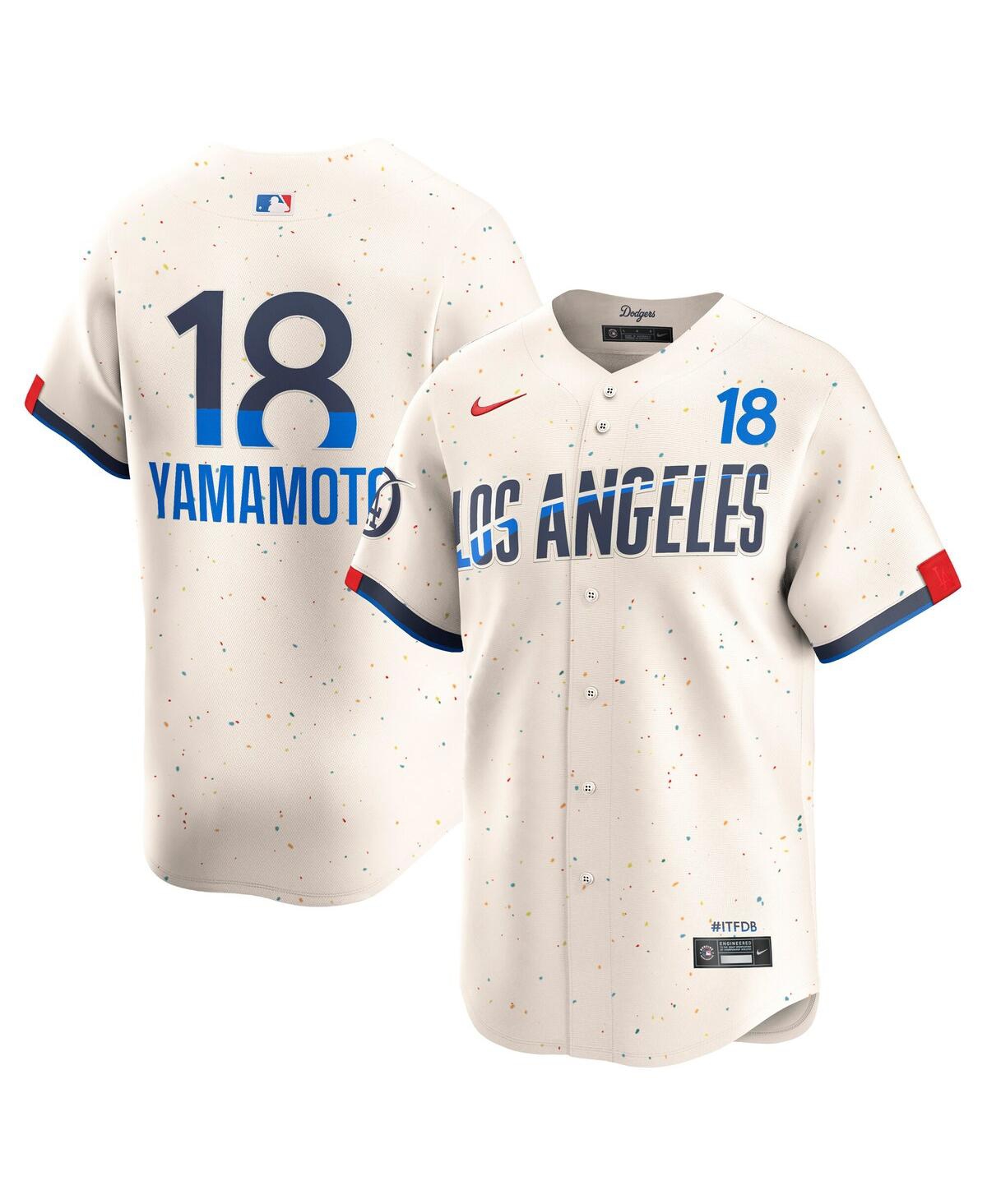 Click here for Nike Mens Yoshinobu Yamamoto Cream Los Angeles Dod... prices