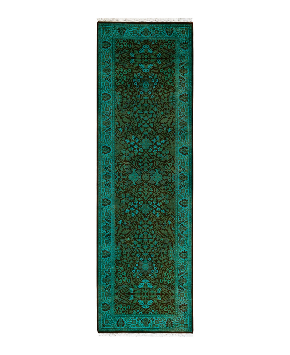 Bloomingdales Fine Vibrance M1355 Runner Area Rug  27 x 87