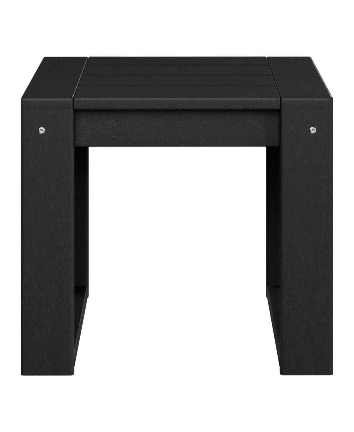 Click here for Modern Outdoor Hdpe Rectangle Patio Side Table - B... prices