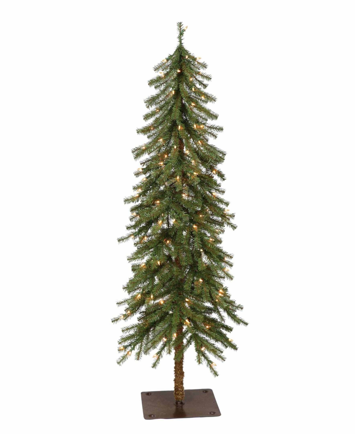 Click here for Puleo 4FT Pre-Lit Alpine Artificial Christmas Tree... prices