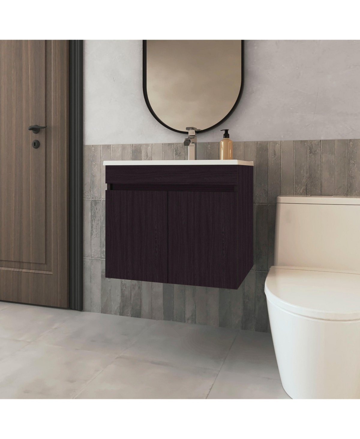Click here for Rainbow City Vanity with 2 Doors - Wengue prices