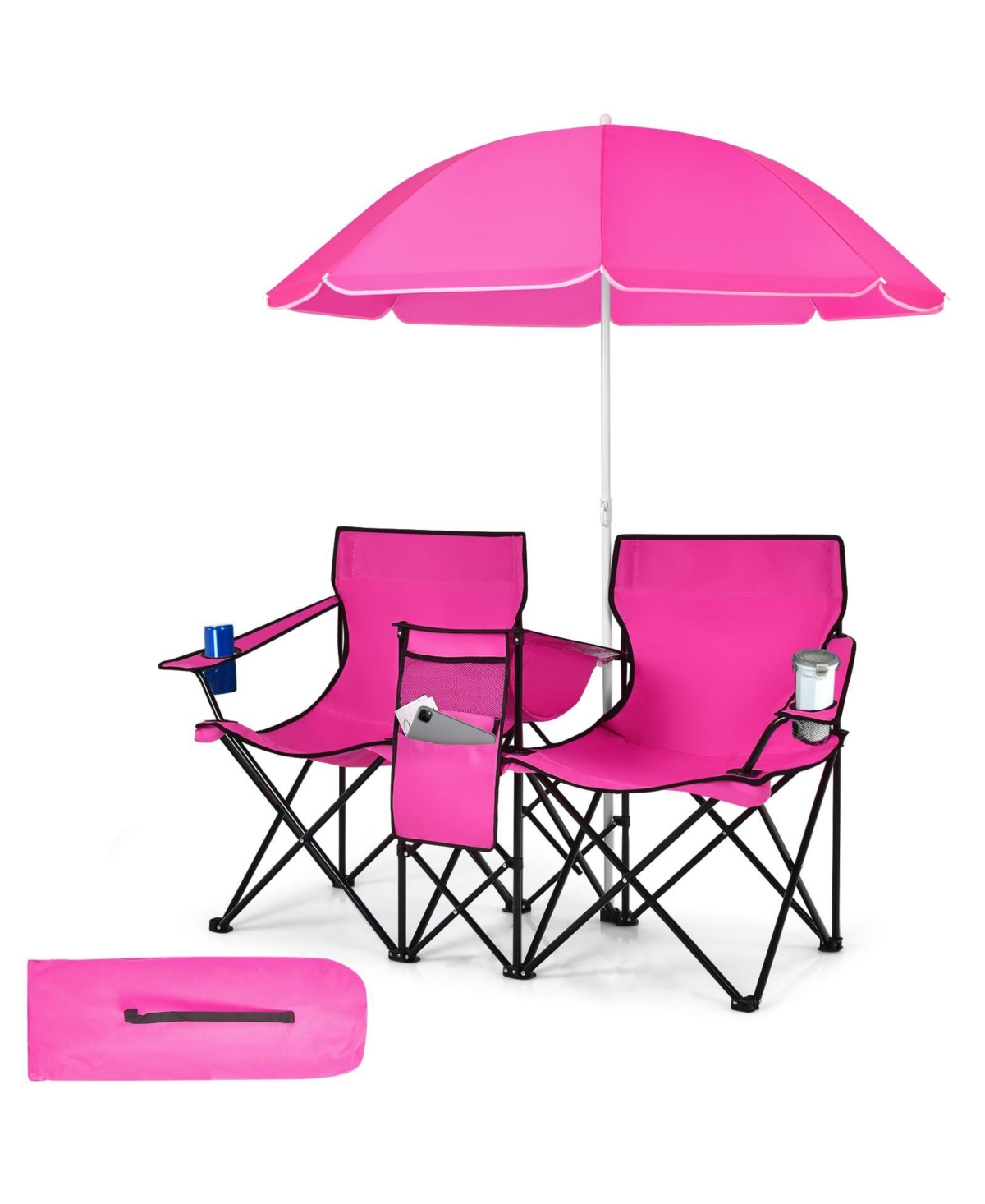 Click here for Portable Folding Picnic Double Chair With Removabl... prices