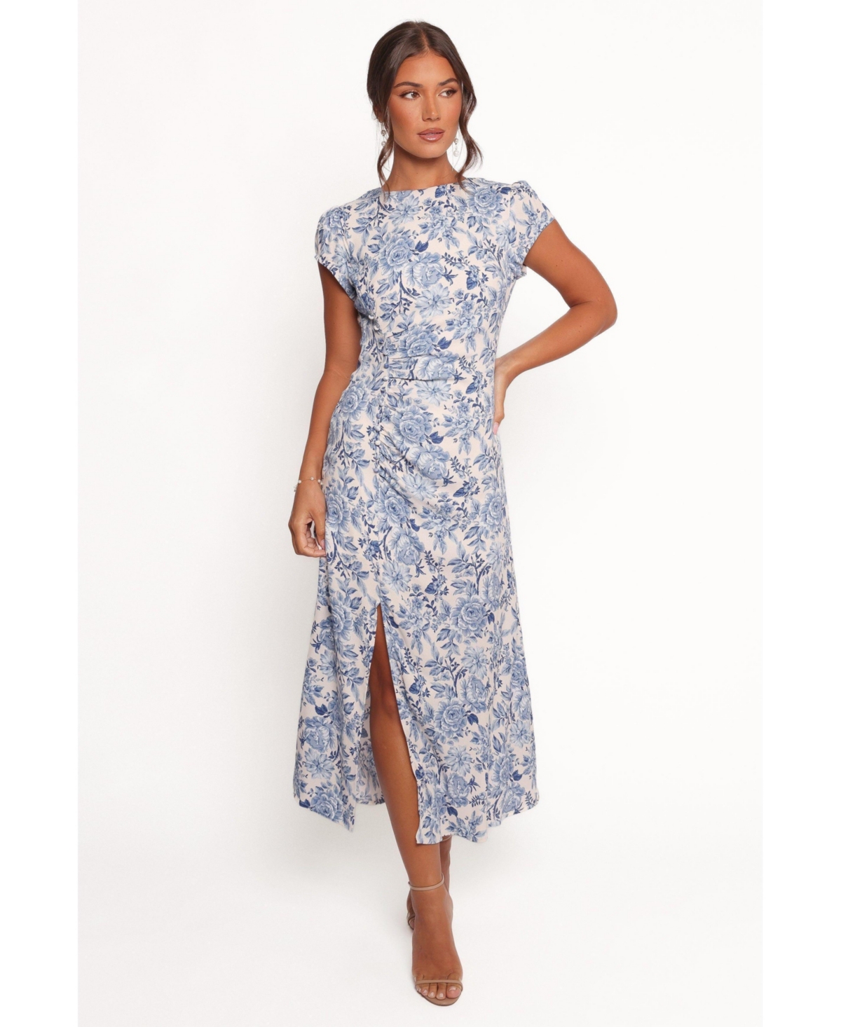 Click here for Petal and Pup Womens Lisbeth Midi Dress - Blue prices
