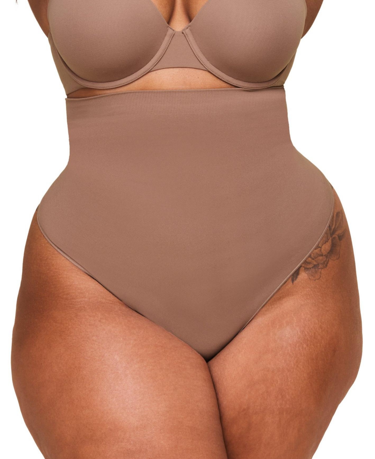 Click here for Adore Me Plus Size Riya High-Waisted Smoothing Tho... prices