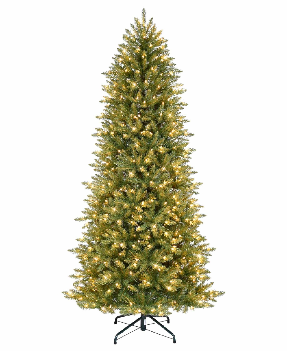 Click here for Puleo 7.5FT Pre-Lit Slim Franklin Fir Artificial C... prices