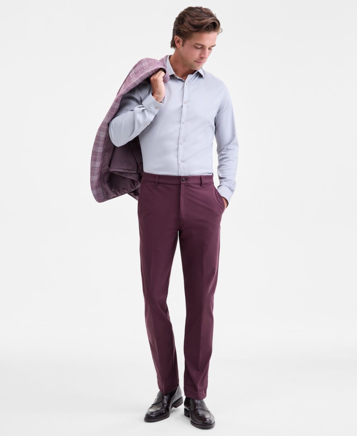 Click here for Michael Kors Mens Classic-Fit Solid Dress Pants -... prices
