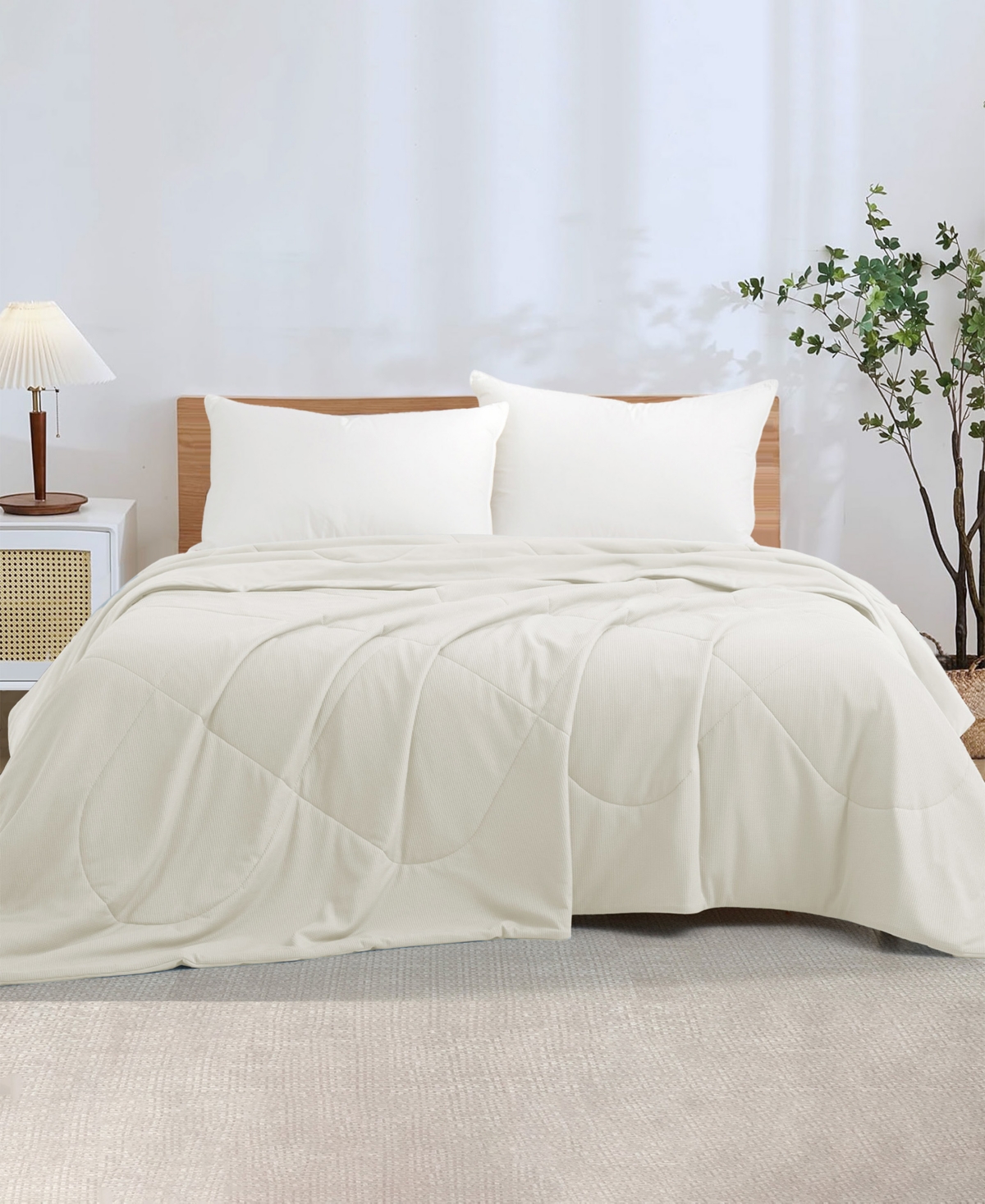 Click here for Unikome Waffle Reversible Cooling Blanket  Twin -... prices