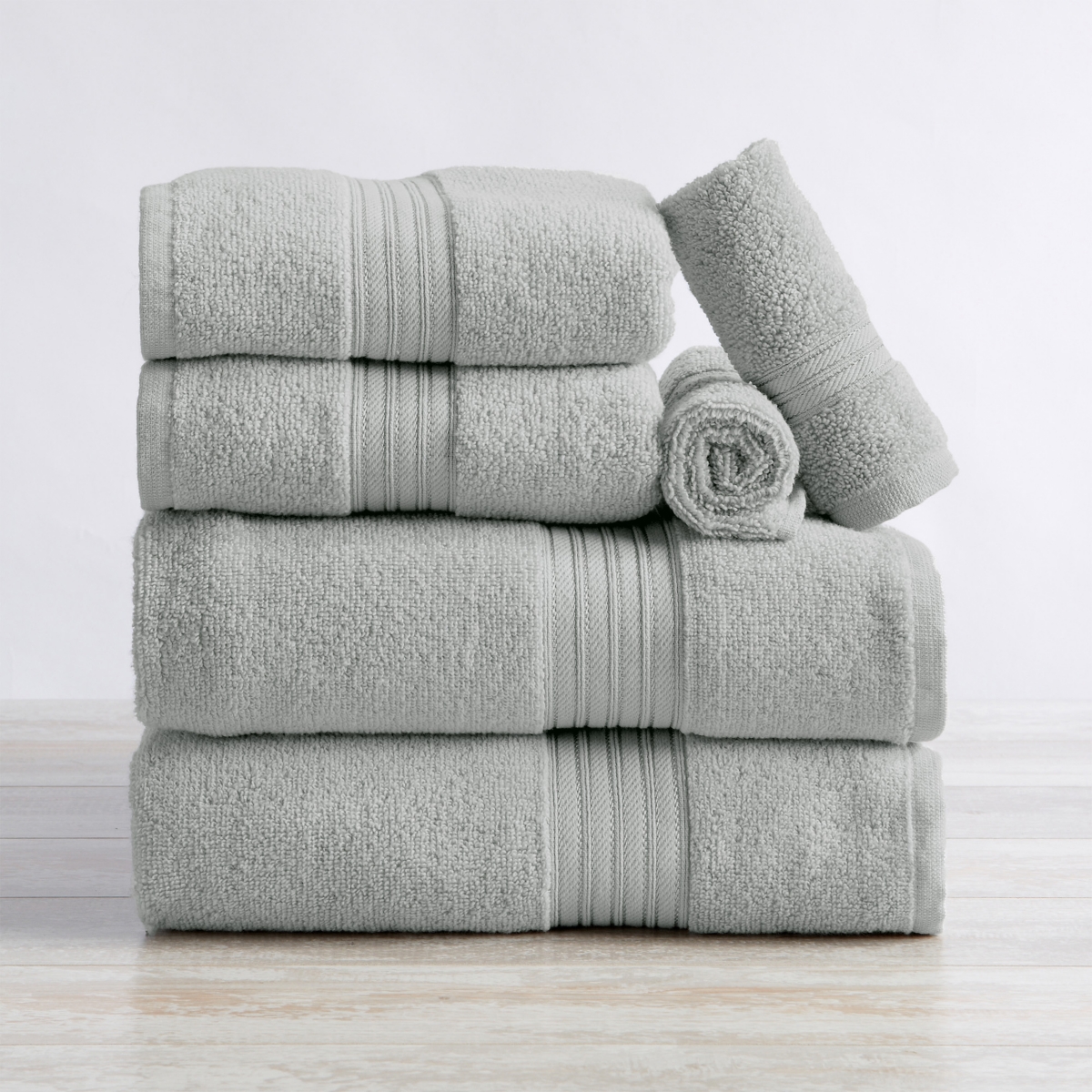 Click here for Linery & Co. Quick-Drying Cotton 6-Piece Bath Towe... prices