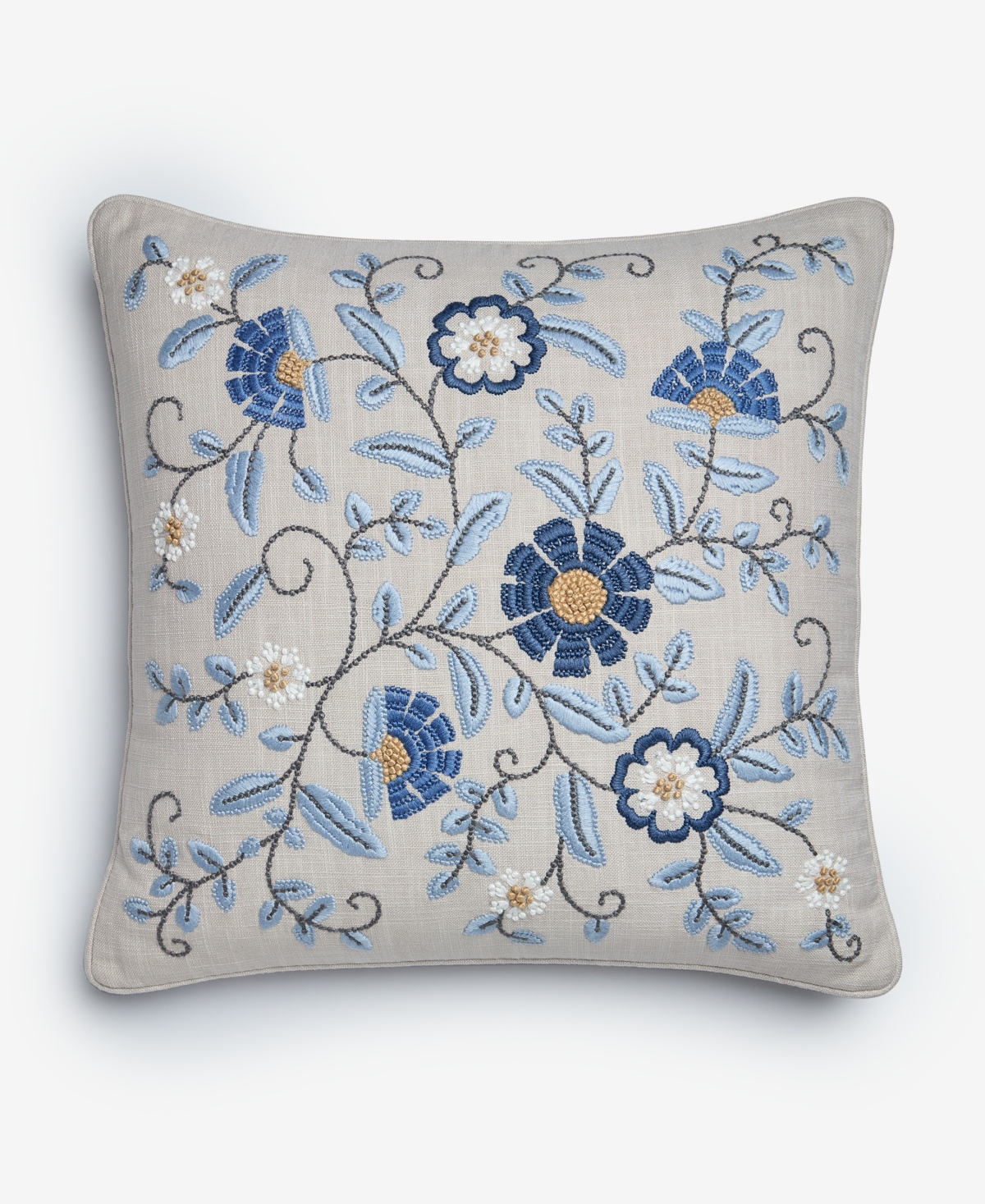 Click here for Charter Club Embroidered Flowers Decorative Pillow... prices