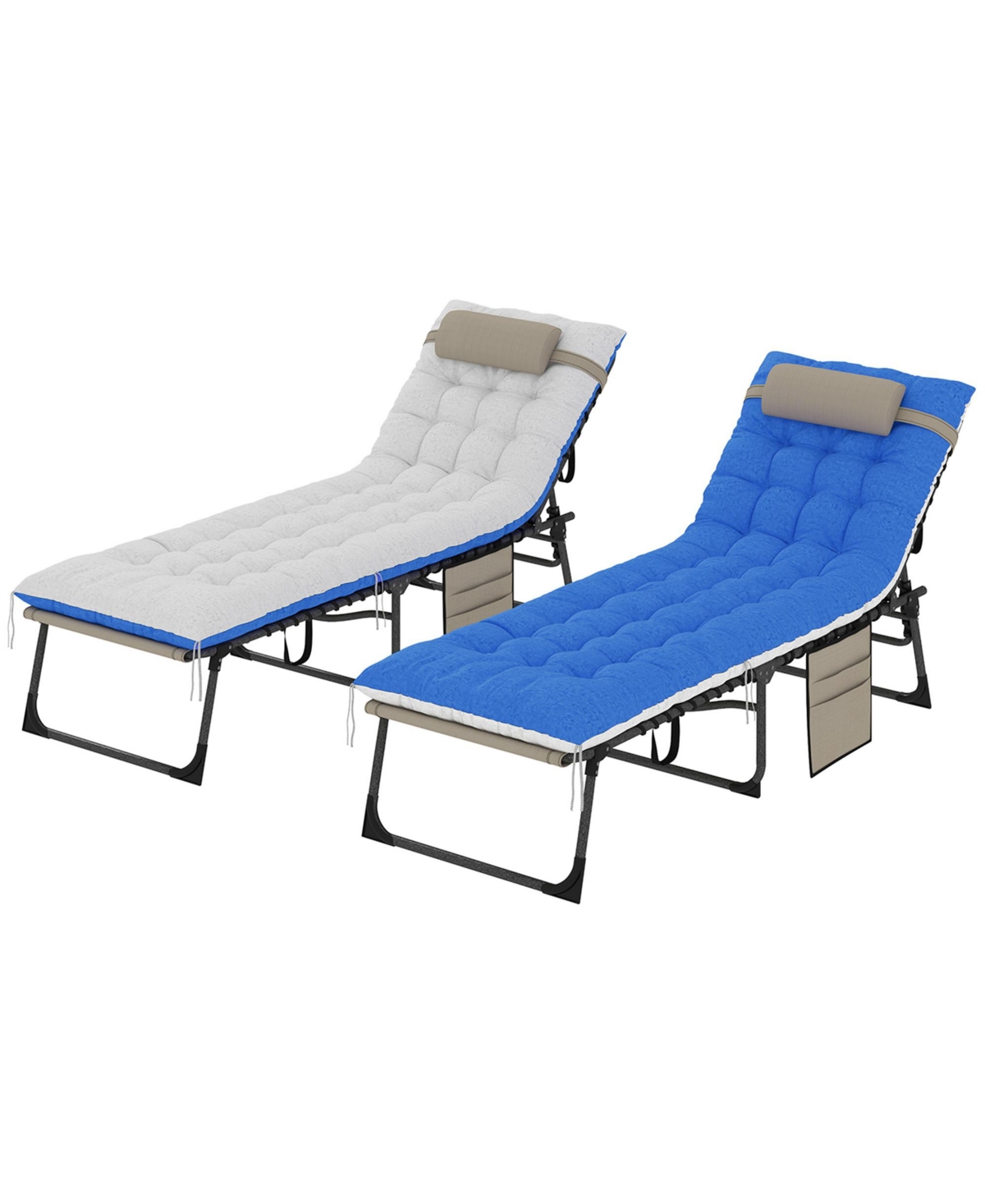 Click here for Outsunny Outdoor Lounge Chairs  Reclining Folding... prices