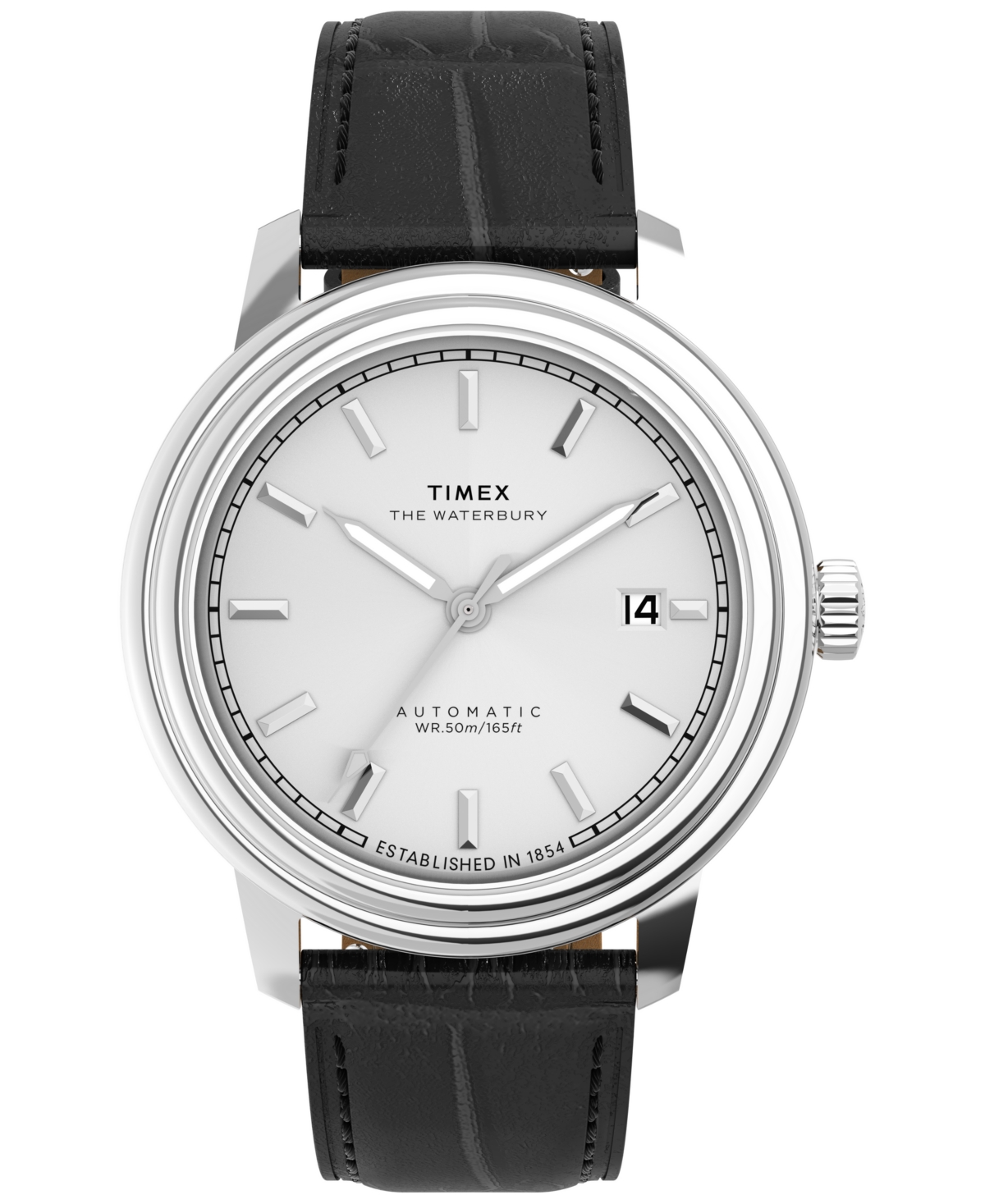 Click here for Timex Mens Mechanical Automatic Black Leather Watc... prices