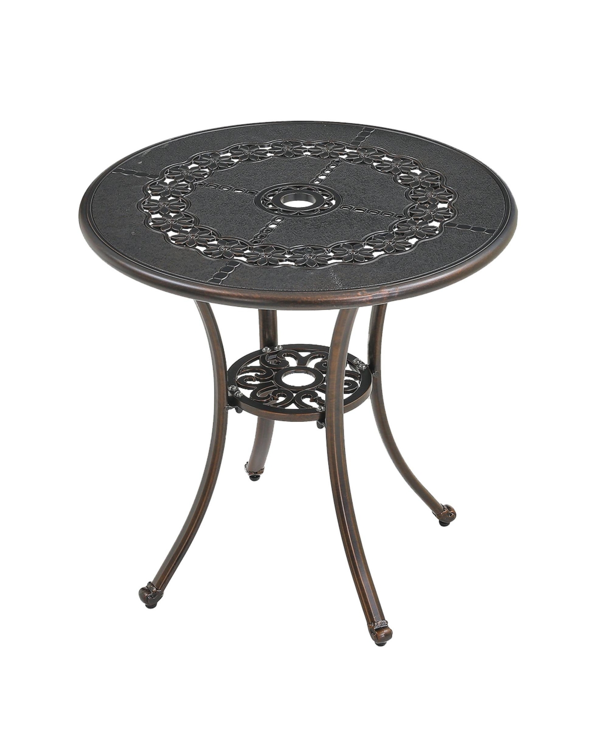 Click here for 25 Inches Outdoor Bistro Table with Umbrella Hole... prices