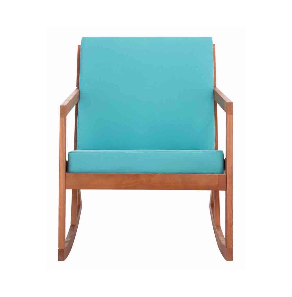 Vernon Rocking Chair - Natural / aqua