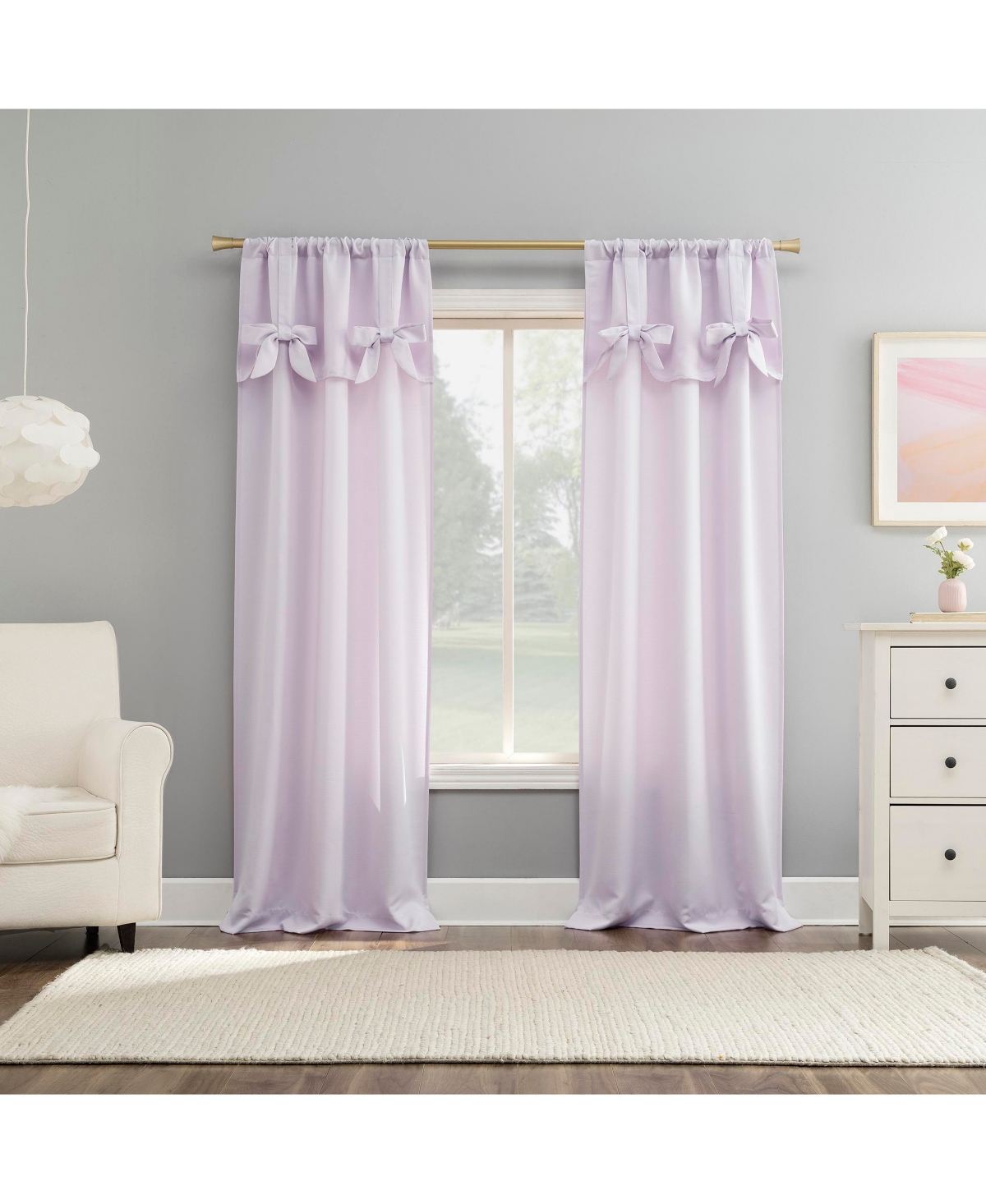 Click here for Emma Generation Bow Valance Semi-Sheer Rod Pocket... prices