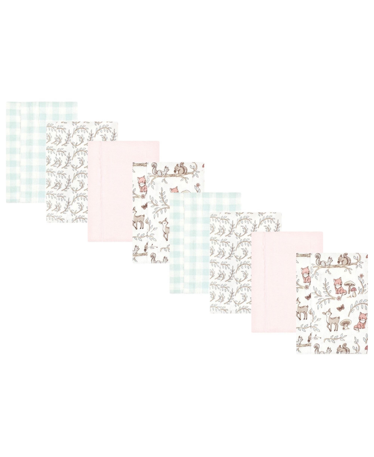 Click here for Hudson Baby Girls Flannel Burp Cloths - Girl woodl... prices