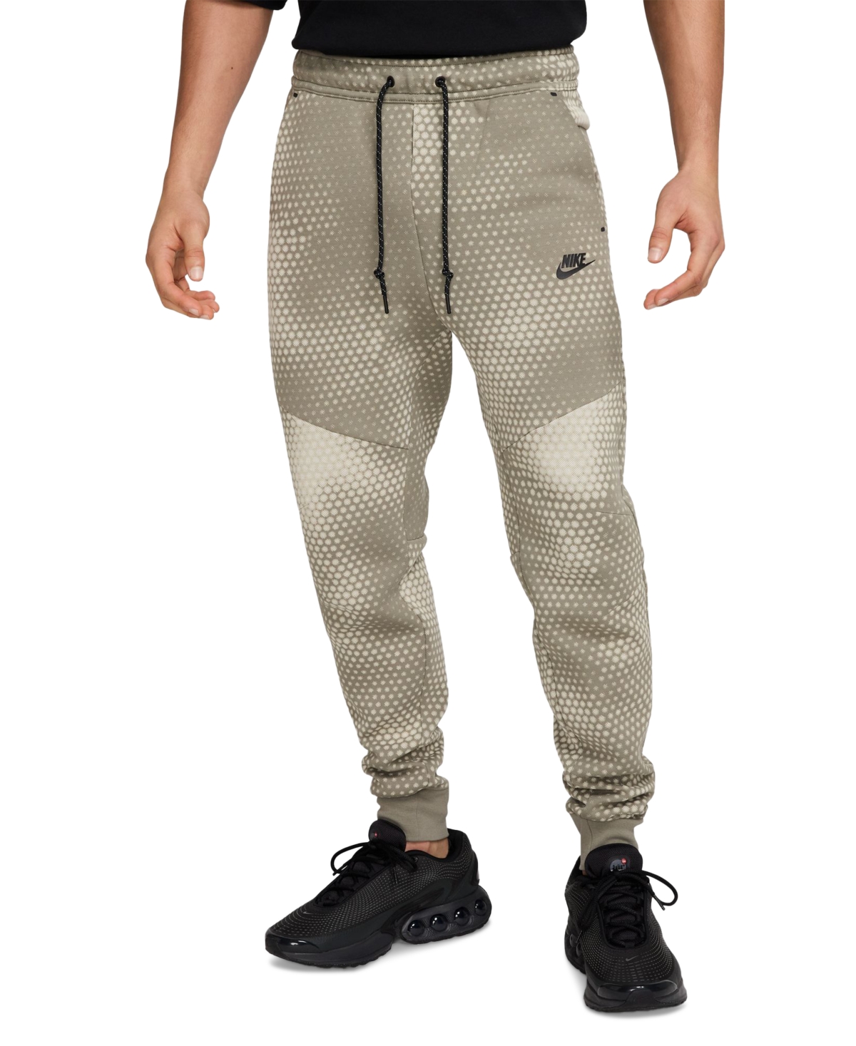 Click here for Nike Mens Tech Fleece Logo Joggers - Light Army prices