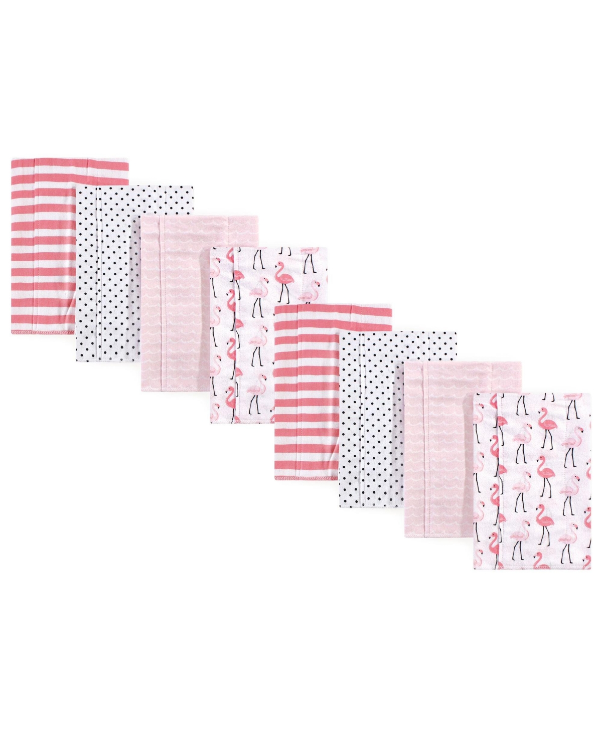 Click here for Hudson Baby Girls Flannel Burp Cloths - Flamingos... prices