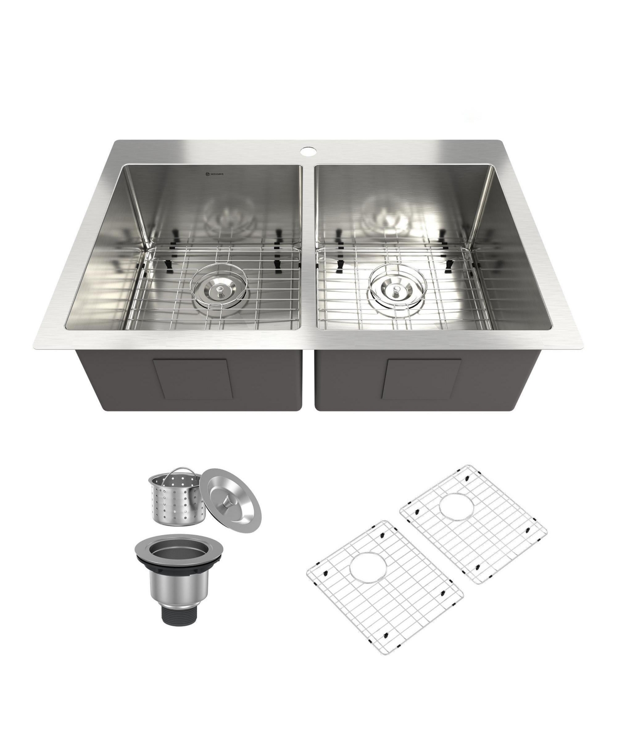 Click here for 33 Inch Stainless Steel Brushed Kitchen Manual Sin... prices