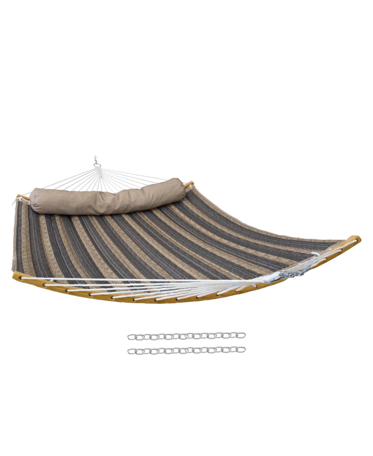 Click here for Heavy-Duty Quilted 2-Person Hammock with Curved Ba... prices