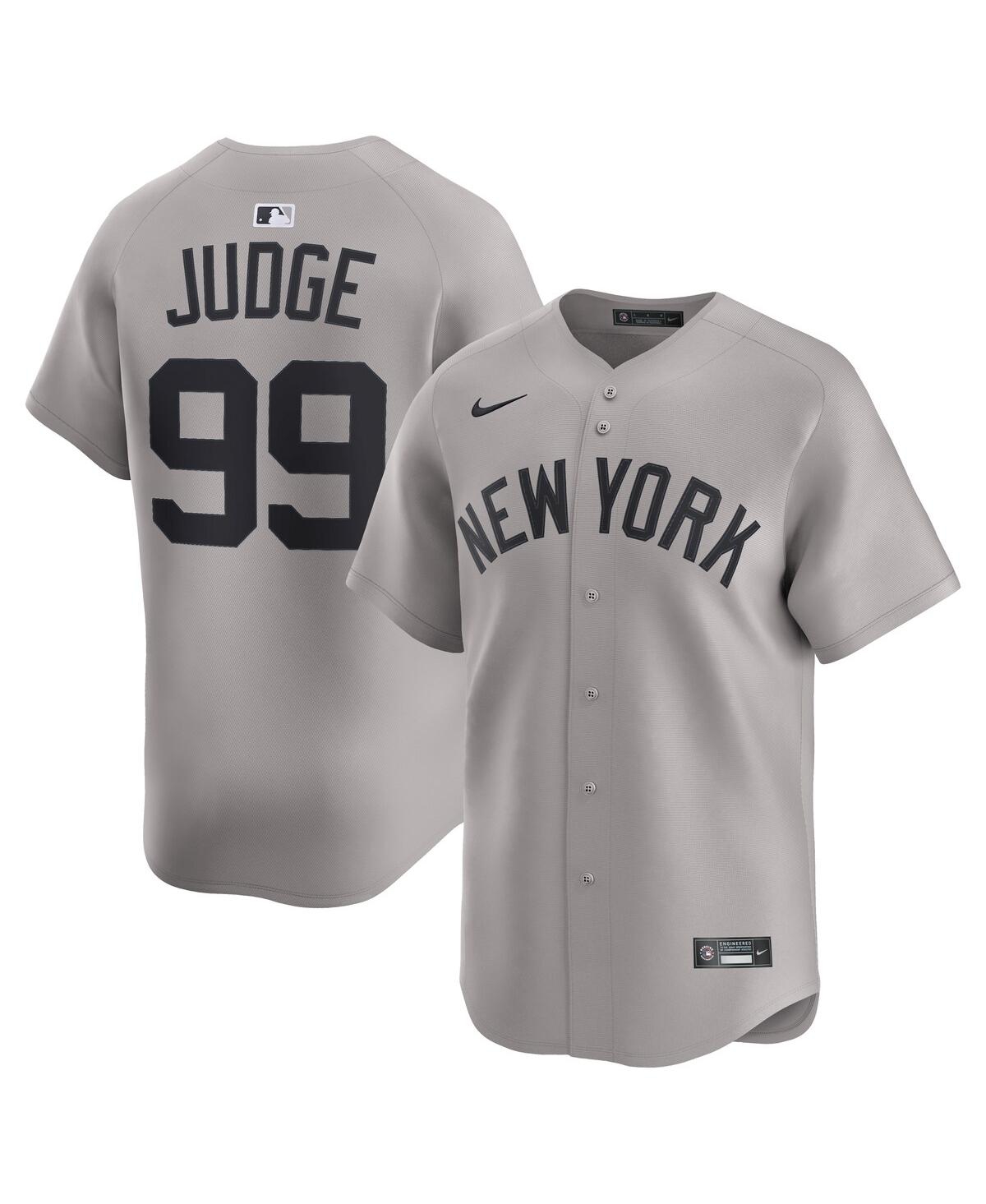 Click here for Nike Mens Aaron Judge Gray New York Yankees Road L... prices