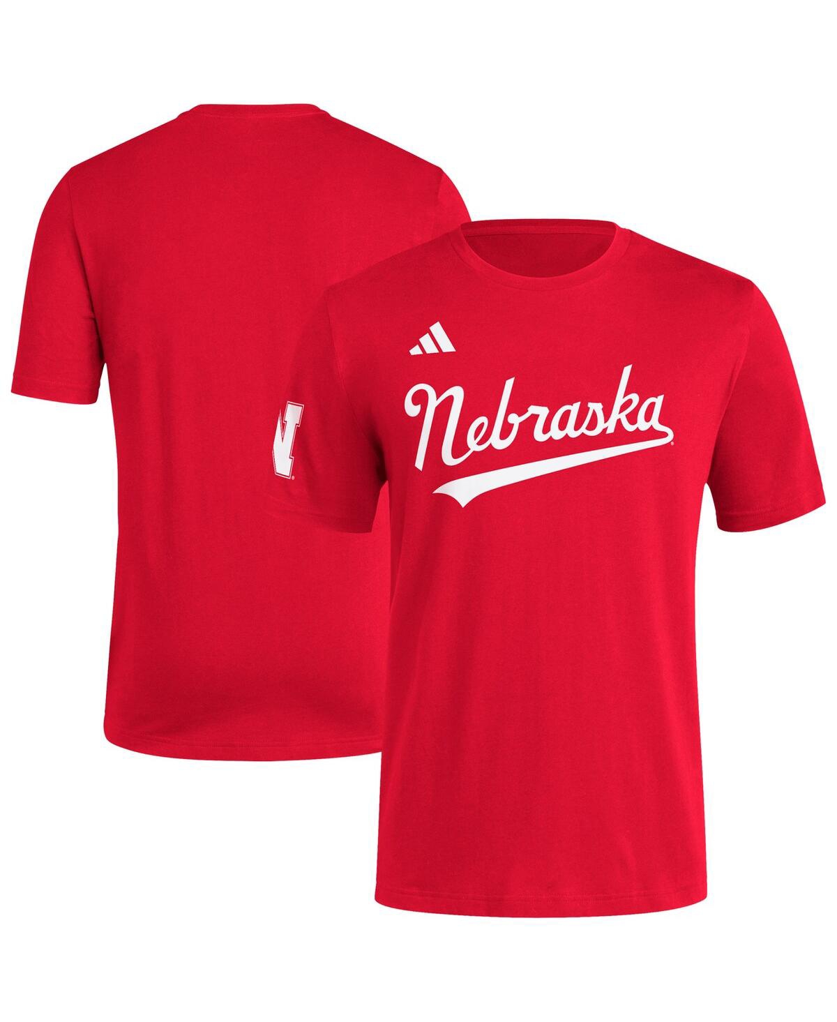 Click here for Adidas Mens Scarlet Nebraska Huskers Fresh Wordmar... prices