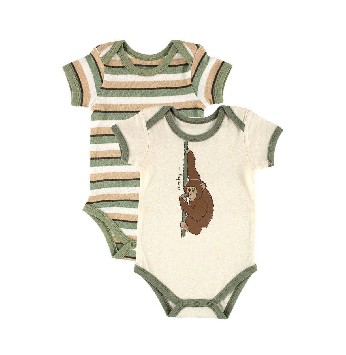 Click here for Touched by Nature Baby Boys Organic Cotton Bodysui... prices