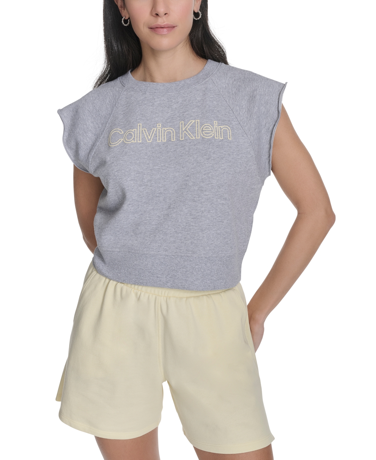 Click here for Calvin Klein Performance Womens Sleeveless Puff-Lo... prices