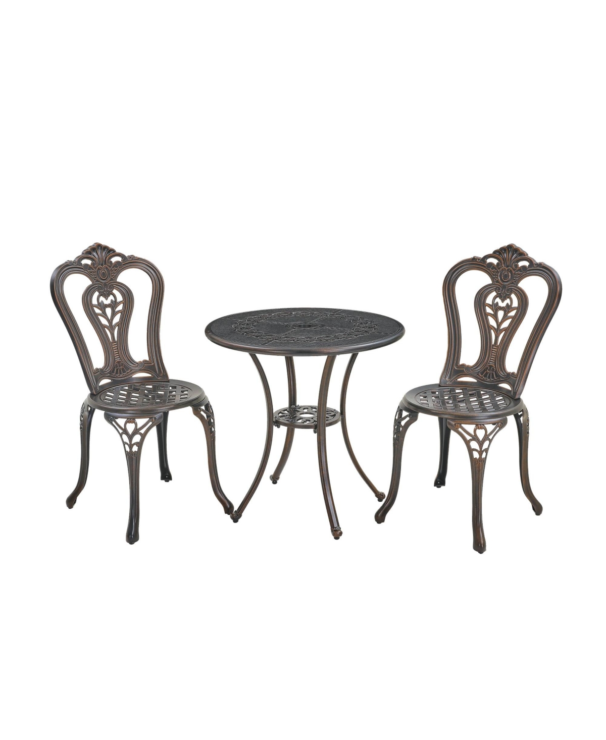 Click here for Patio Bistro Set of 3 Bistro Table and Chairs Outd... prices