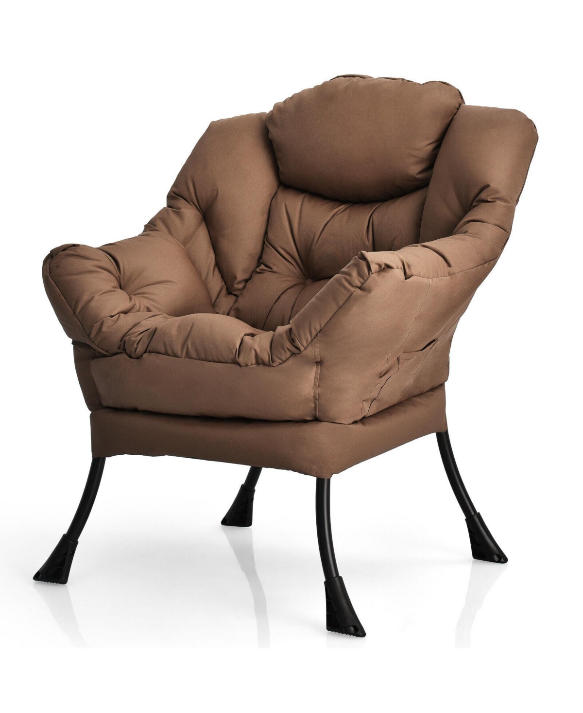 Click here for Modern Polyester Fabric Lazy Chair with Steel Fram... prices