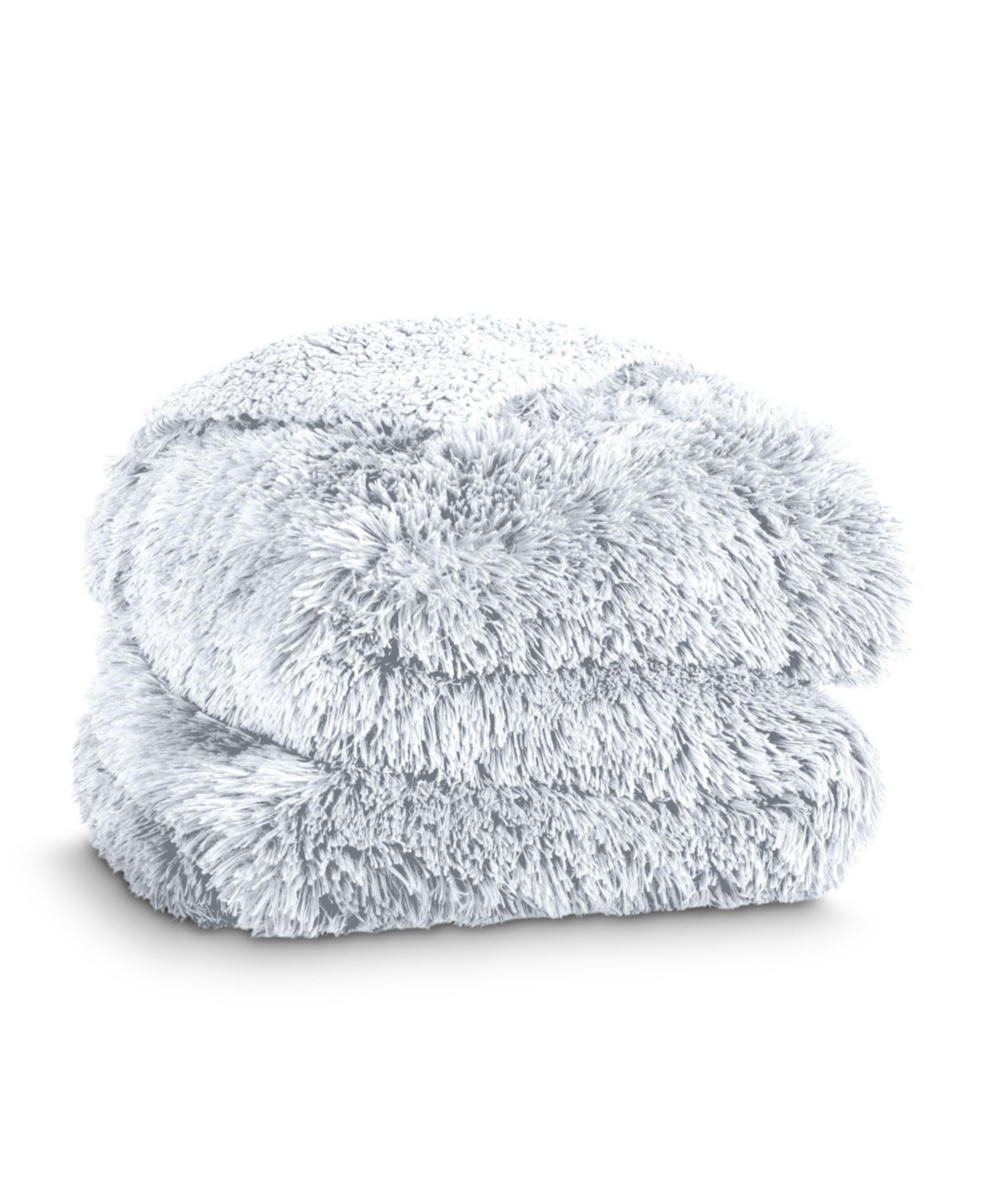 Click here for Shaggy Faux Fur Sherpa Blanket - White prices