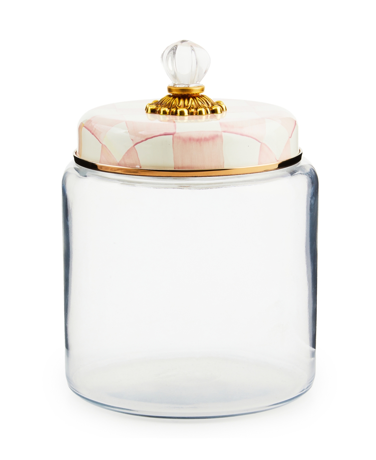 Click here for Mackenzie-Childs Rosy Check Kitchen Canister  Larg... prices